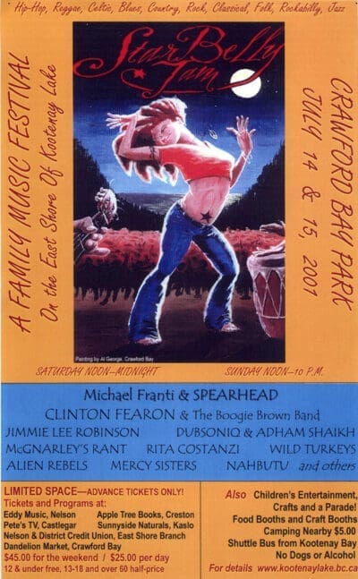 Posters Through The Years | Starbelly Jam Music Festival