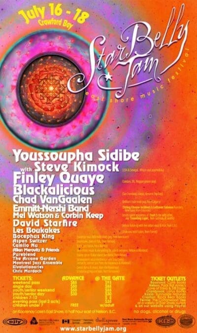 Posters Through The Years | Starbelly Jam Music Festival
