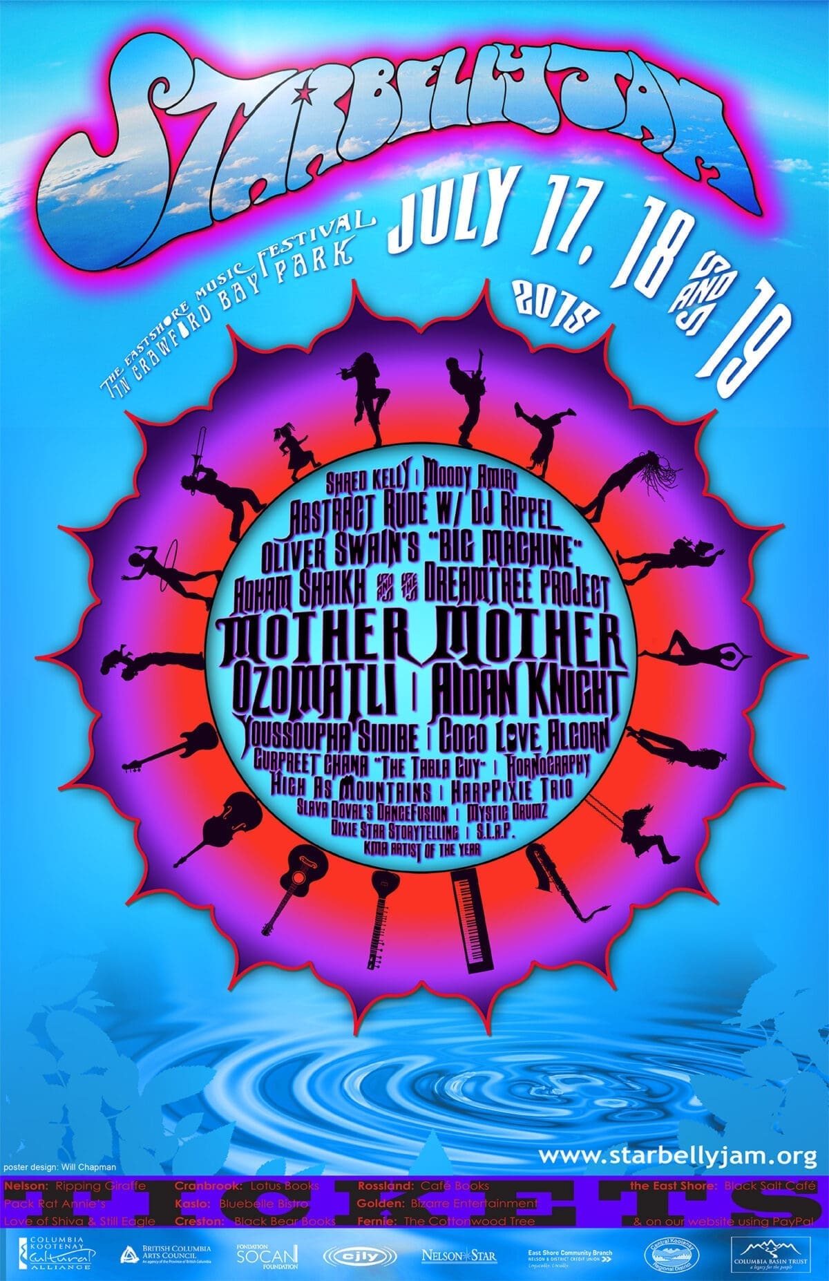 Posters Through The Years | Starbelly Jam Music Festival